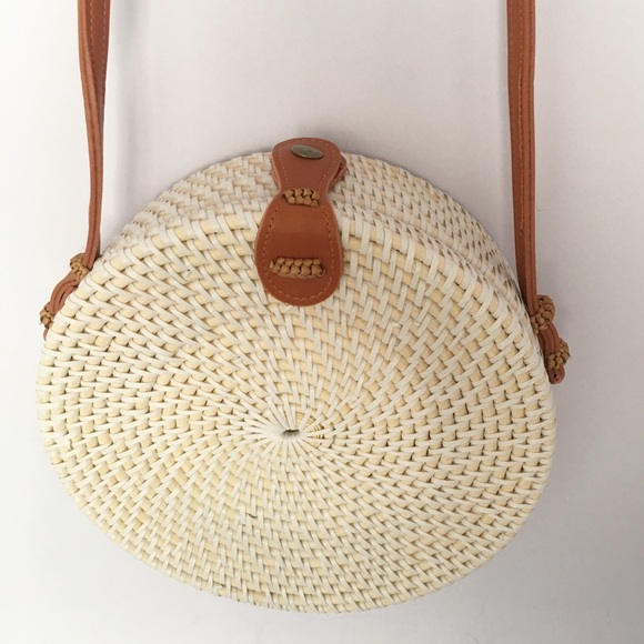 Bags | New Bali Boho Rattan Round Bags | Poshmark